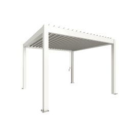 BioHort Pergola wei&szlig; 3,5 x 3,5 m