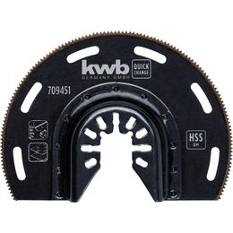 kwb S&auml;geblatt HSS/BIM f&uuml;r Metall und Holz &Oslash; 88 x 0,6 mm