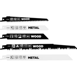 kwb S&auml;bels&auml;geblatt-Set f&uuml;r Holz und Metall 5-teilig