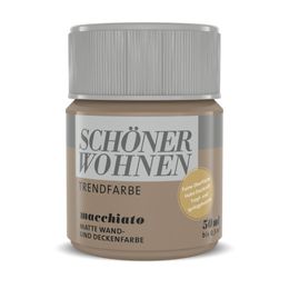 Sch&ouml;ner Wohnen Farbe Sch&ouml;ner Wohnen Farbe Trendfarbe 'Macchiato' kaffeefarben matt 50 ml