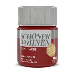 Sch&ouml;ner Wohnen Farbe Sch&ouml;ner Wohnen Farbe Trendfarbe 'Amarena' kirschrot matt 50 ml