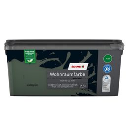 toom Wohnraumfarbe waldgr&uuml;n matt 2,5 l