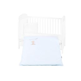Kikkaboo Babybettw&auml;sche-Set Dream Big 3-tlg. Bezug 135 x 95 Kissen 45 x 35 Laken blau