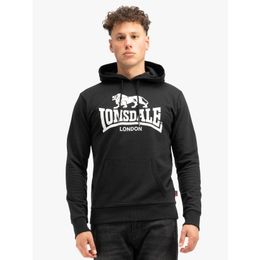 Lonsdale Herren Kapuzensweatshirt schmale Passform FREMINGTON