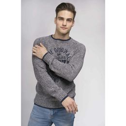Lonsdale Herren gestrickter Pullover schmale Passform BORDEN
