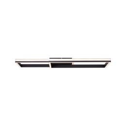 Brilliant Lampe, Metis LED Deckenleuchte 60x23cm schwarz, 1x LED integriert, 44W LED integriert, (4300lm, 3000K), In 3 Stufen &uuml;ber Wandschalter dimmbar