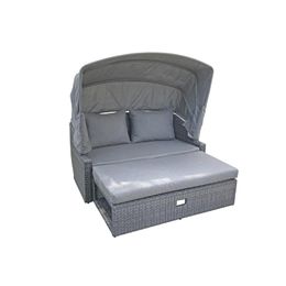 Garden Pleasure Funktionssofa MONTE CARLO mit Auflage und Sonnendach