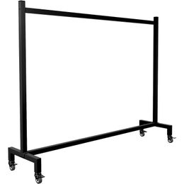 CLP Kleiderst&auml;nder rollbar Gisborne mit Stahl-Gummir&auml;dern, schmaler Garderobenst&auml;nder f&uuml;r Flur, Schlafzimmer, Ankleide und Boutique, mobil