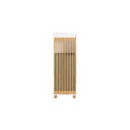sobuy W&auml;scheschrank mit 1 T&uuml;r Wei&szlig; 33x32,5x85cm Rustikal