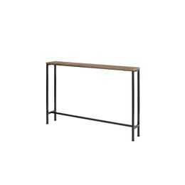 sobuy Konsolentisch Flur Holzfarbe 120x20x80cm Industriell