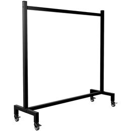 CLP Kleiderst&auml;nder rollbar Gisborne mit Stahl-Gummir&auml;dern, schmaler Garderobenst&auml;nder f&uuml;r Flur, Schlafzimmer, Ankleide und Boutique, mobil