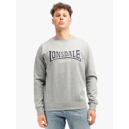 Lonsdale Herren Rundhals Sweatshirt schmale Passform BERGER LP181