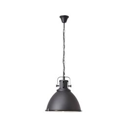 Brilliant Lampe Jesper Pendelleuchte 47cm Glas schwarz 1x A60, E27, 60W, geeignet f&uuml;r Normallampen (nicht enthalten) Kette ist k&uuml;rzbar