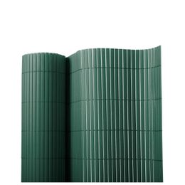Floordirekt Sichtschutzzaun PVC Gr&uuml;n