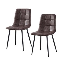 HTI-Living Stuhl Mesa Antikbraun