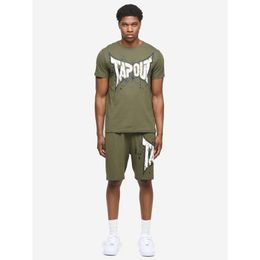 Tapout Herren T-Shirt & Shorts Set normale Passform DUNLAB