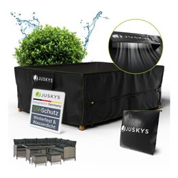 Juskys Gartenm&ouml;bel Abdeckplane 250 x 210 x 90 cm - winterfest, wasserdicht, UV-Schutz, Schutzh&uuml;lle