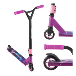 ArtSport Stunt Scooter Galactic Cruiser - Trick Roller f&uuml;r Kinder & Jugendliche - Tretroller Lila