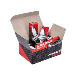Z&uuml;ndkerze Naraku 14-R8-SS (BR8HS) mit schraubbaren Kerzenstecker Anschluss - 10er Pack