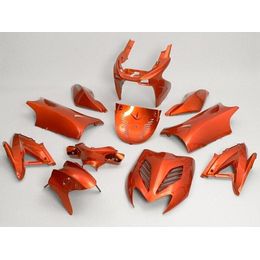 DMP Verkleidungskit 11-teilig orange metallic f&uuml;r Yamaha Aerox, MBK Nitro 50ccm, 100ccm 2-Takt
