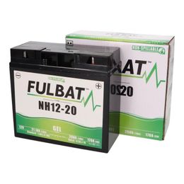 Batterie FULBAT NH12-20, NH12-18, 51913 GEL f&uuml;r Rasentraktor, Rasenm&auml;her, Gartenmaschine