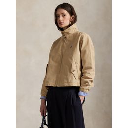 Polo Ralph Lauren Jacke 'WINDBREAKER' Damen Gr&ouml;&szlig;e M sand / dunkelblau Sommerjacke