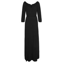 Lascana Kleid Damen Gr&ouml;&szlig;e 38 schwarz Winterkleid