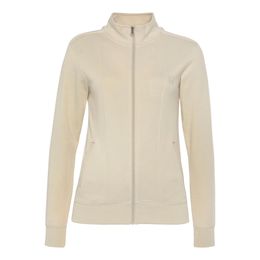 active by Lascana Lascana Active Sportsweatjacke Damen Gr&ouml;&szlig;e XS beige