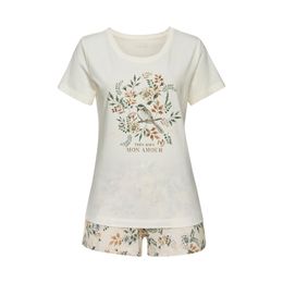 Vivance By Lascana Shorty Damen Gr&ouml;&szlig;e XS beige / mischfarben Sommerkleid