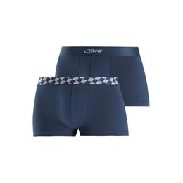 s.Oliver Boxer shorts male size XXL Navy / Light blue