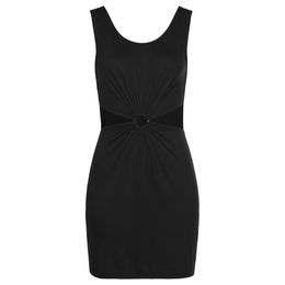 Lascana Kleid Damen Gr&ouml;&szlig;e 42 schwarz Sommerkleid