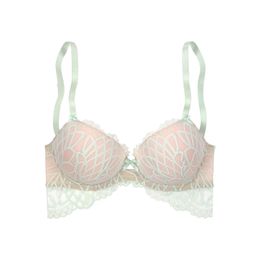 Lascana BH Damen Gr&ouml;&szlig;e 75 pink / wei&szlig;