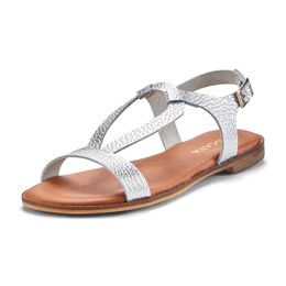 Lascana Sandale Damen Gr&ouml;&szlig;e 41 silber