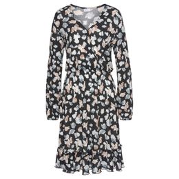 Lascana Kleid Damen Gr&ouml;&szlig;e 40 beige / grau / mischfarben Sommerkleid