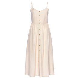 Lascana Sommerkleid Damen Gr&ouml;&szlig;e 42 hellbeige