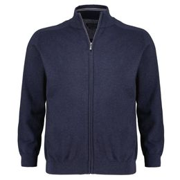 Casamoda Gro&szlig;e Gr&ouml;&szlig;en CASA MODA Strickjacke aus Pima-Baumwolle Farbe dunkelblau Gr&ouml;&szlig;e: 5XL
