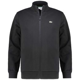 Gro&szlig;e Gr&ouml;&szlig;en Lacoste Sweatjacke mit Biobaumwolle Farbe schwarz Gr&ouml;&szlig;e: 6XL
