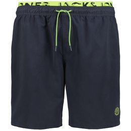 Jack & Jones Herren Gro&szlig;e Gr&ouml;&szlig;en | Jack&Jones Badeshorts mit Taschen Farbe schwarz Gr&ouml;&szlig;e: W40