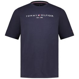 Gro&szlig;e Gr&ouml;&szlig;en Tommy Hilfiger T-Shirt aus Baumwolle Farbe marine Gr&ouml;&szlig;e: 5XL