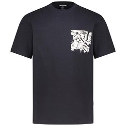 Jack & Jones Herren Gro&szlig;e Gr&ouml;&szlig;en | Jack&Jones T-Shirt mit Brusttasche Farbe schwarz Gr&ouml;&szlig;e: 3XL