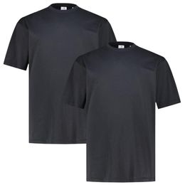 Herren Gro&szlig;e Gr&ouml;&szlig;en | Pfundskerl Doppelpack T-Shirt mit Rundhalsausschnitt Farbe schwarz Gr&ouml;&szlig;e: 3XL