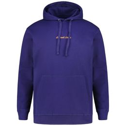 Jack & Jones Gro&szlig;e Gr&ouml;&szlig;en Jack&Jones Hoodie mit Label-Stickerei Farbe blau Gr&ouml;&szlig;e: 5XL