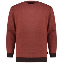 Gro&szlig;e Gr&ouml;&szlig;en Hajo Pullover aus Baumwolle Farbe rost Gr&ouml;&szlig;e: 3XL