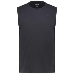 Gro&szlig;e Gr&ouml;&szlig;en s.Oliver Tanktop aus Baumwolle Farbe schwarz Gr&ouml;&szlig;e: 6XL