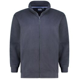 Gro&szlig;e Gr&ouml;&szlig;en North Sweatjacke aus Baumwolle Farbe blau Gr&ouml;&szlig;e: 5XL