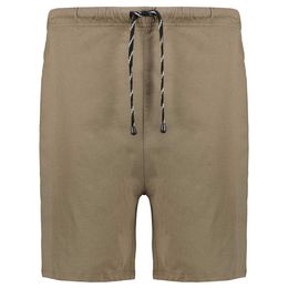 Gro&szlig;e Gr&ouml;&szlig;en ADAMO Leichte Shorts aus Baumwoll-Jersey Farbe khaki Gr&ouml;&szlig;e: 3XL