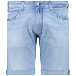 Gro&szlig;e Gr&ouml;&szlig;en Replay Jeans-Shorts mit Stretch Farbe hellblau Gr&ouml;&szlig;e: W46
