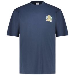 Herren Gro&szlig;e Gr&ouml;&szlig;en | Pfundskerl T-Shirt mit Statement-Print Farbe dunkelblau Gr&ouml;&szlig;e: 5XL