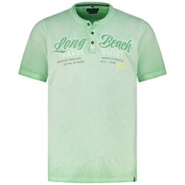 Casamoda Gro&szlig;e Gr&ouml;&szlig;en CASA MODA T-Shirt mit Serafinokragen Farbe gr&uuml;n Gr&ouml;&szlig;e: 5XL
