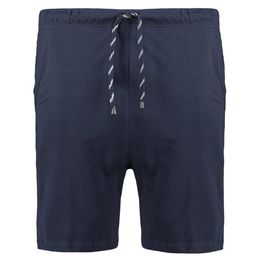 Gro&szlig;e Gr&ouml;&szlig;en ADAMO Leichte Shorts aus Baumwoll-Jersey Farbe dunkelblau Gr&ouml;&szlig;e: 3XL